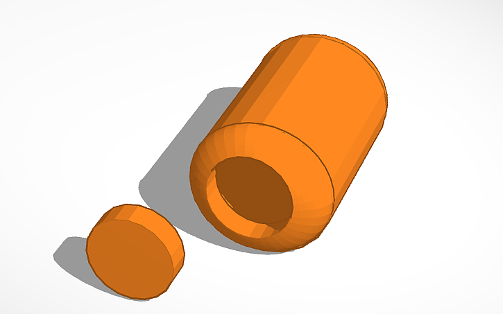 3D design time capsule - Tinkercad