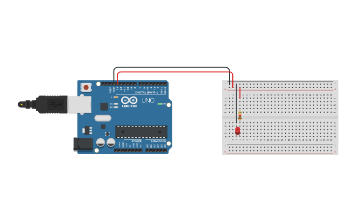 Circuit design circuito con arduino - Tinkercad