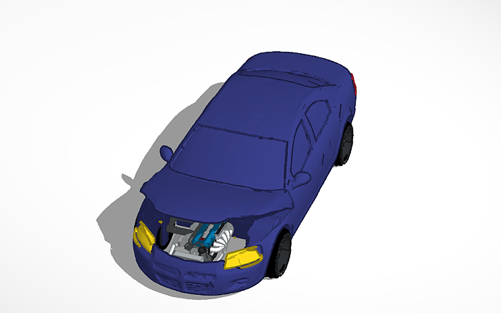 3D design Dodge Intrepid RB26DETT - Tinkercad