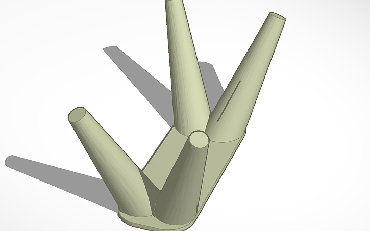 3D design Retro TV Legs - Tinkercad