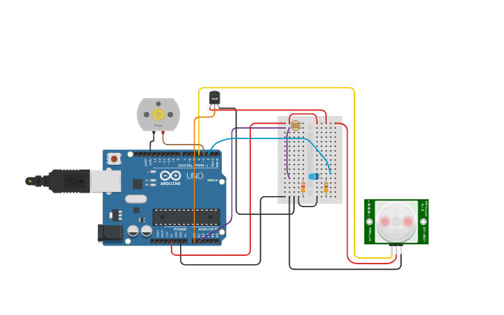 Circuit design Atividade final - Tinkercad