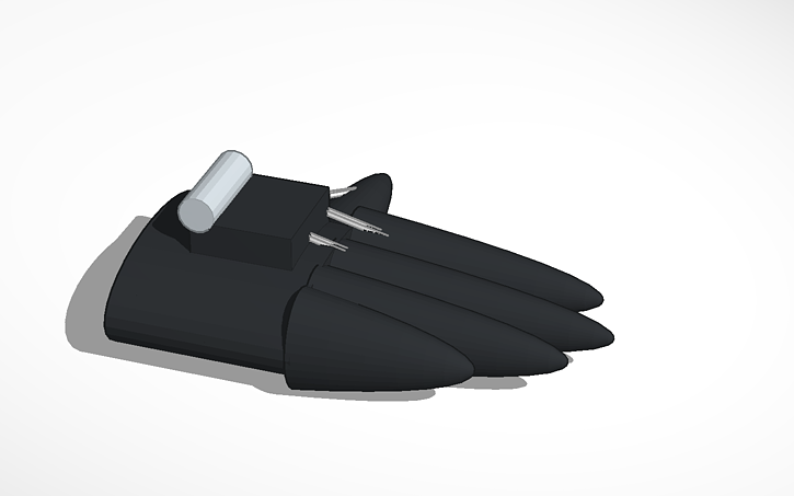 3D design Wireless mouse glove - Tinkercad