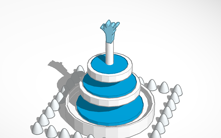 3D design Botanical Garden Fountain - Tinkercad