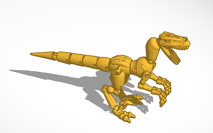 3D design Dino Full - Tinkercad