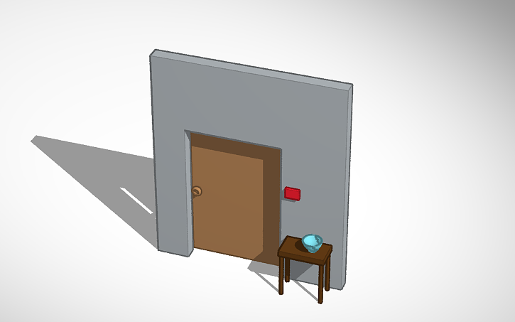 3D design Door - Tinkercad