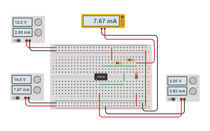 Circuit design PROBLEMA 5 - Tinkercad