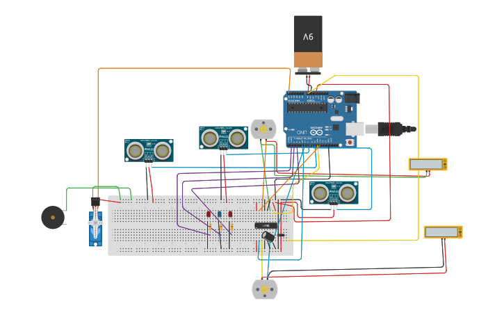 Circuit design Robot - Circuit - Tinkercad