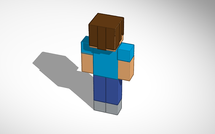3D design Minecraft Steve | Tinkercad