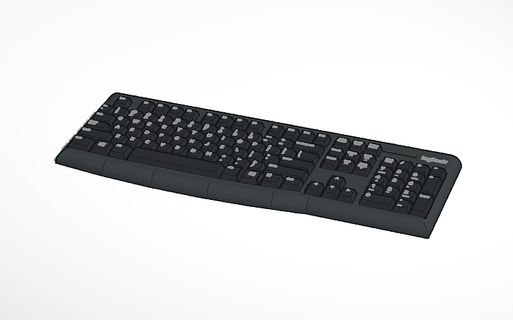 3D design Logitech Keyboard | Tinkercad
