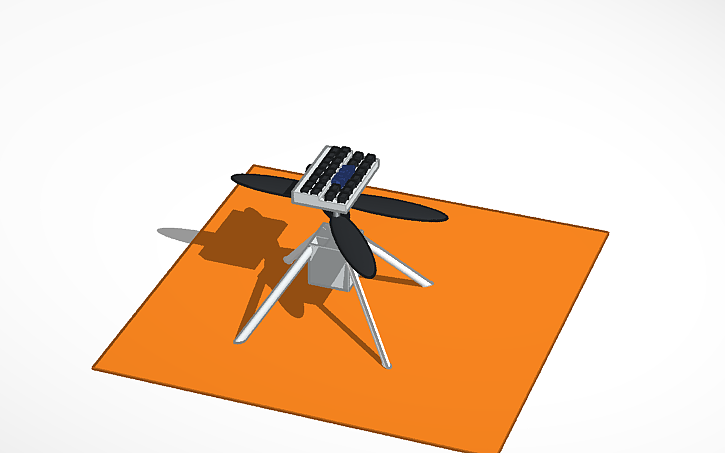 3D design Attempt at Ingenuity (mars helicopter.) | Tinkercad
