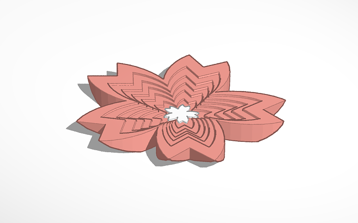 3D design 04133 flower | Tinkercad