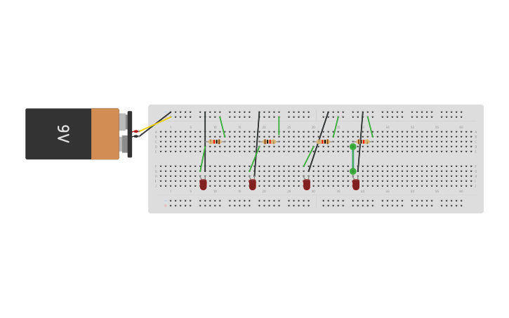 Circuit design Ileana Herrera Circuito paralelo | Tinkercad