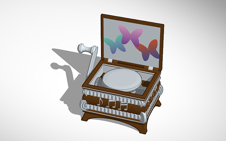 3D design music box - Tinkercad