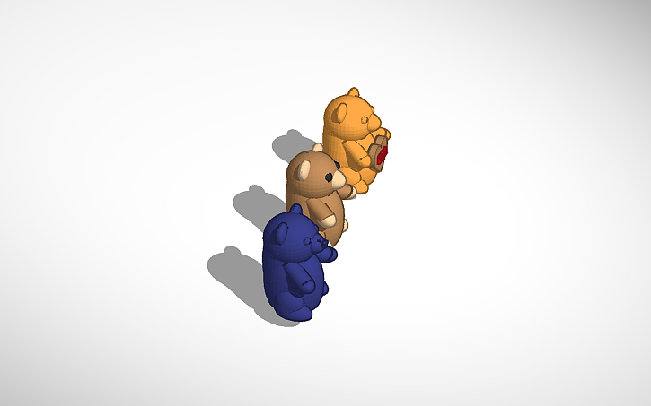 3D design bear - Tinkercad