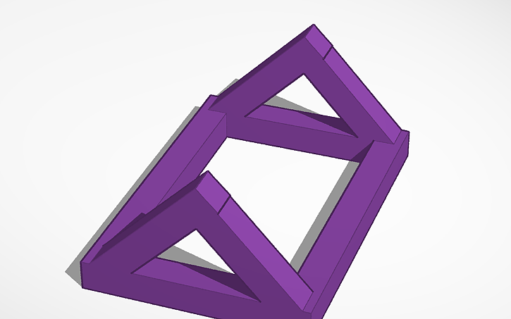 3D design Totally Tubular Triangle - Tinkercad