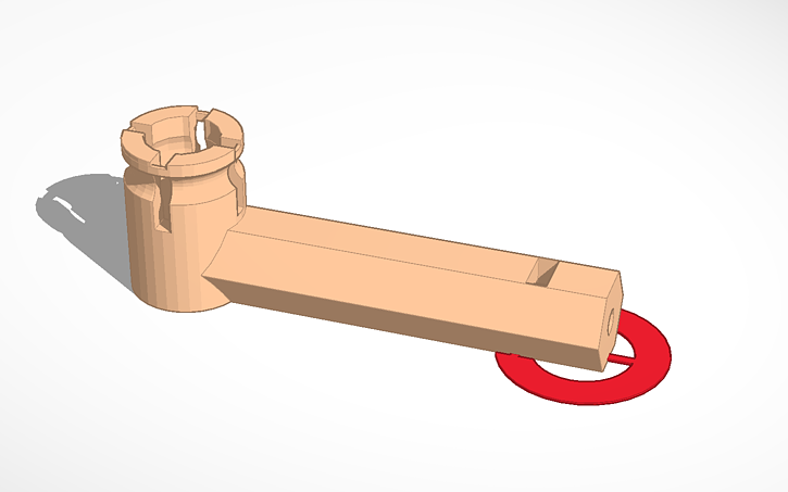3D design Filament spool (120mm OD) holder (for M8 carriage bolt) (part ...