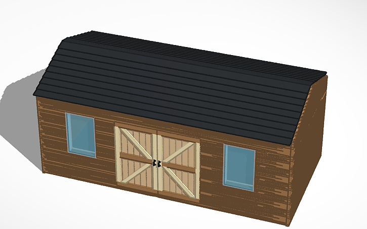3D design shed - Tinkercad
