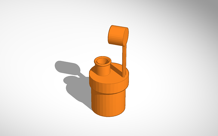 3D design Water bottle cap - Tinkercad