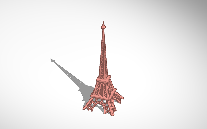 3D design Copy of Eiffel Tower | Tinkercad