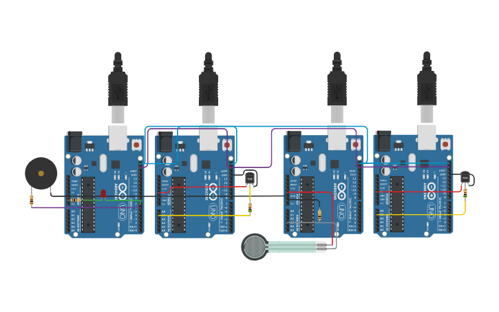 Circuit design UTS Soal6 | Tinkercad