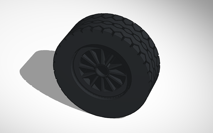 3D design Lego wheel - Tinkercad
