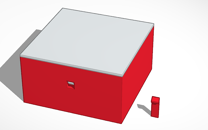 3D design Snap Tab Box - Tinkercad