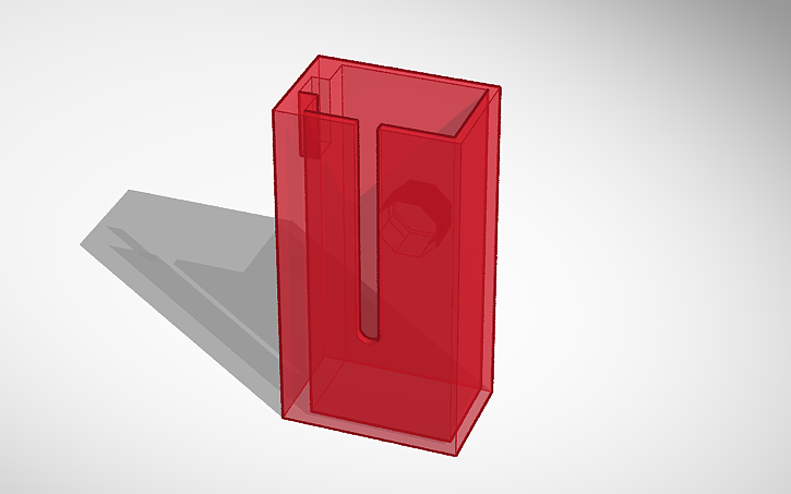 3D design Stanley 99E Box Cutter Multiboard Mount - Tinkercad