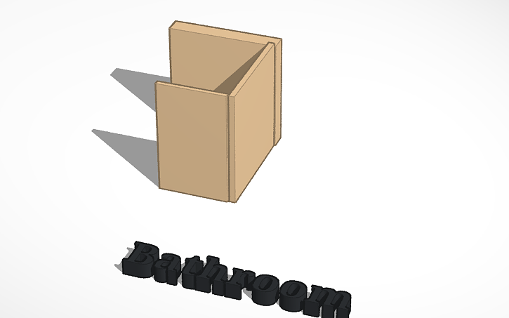 3D design poop toilet | Tinkercad