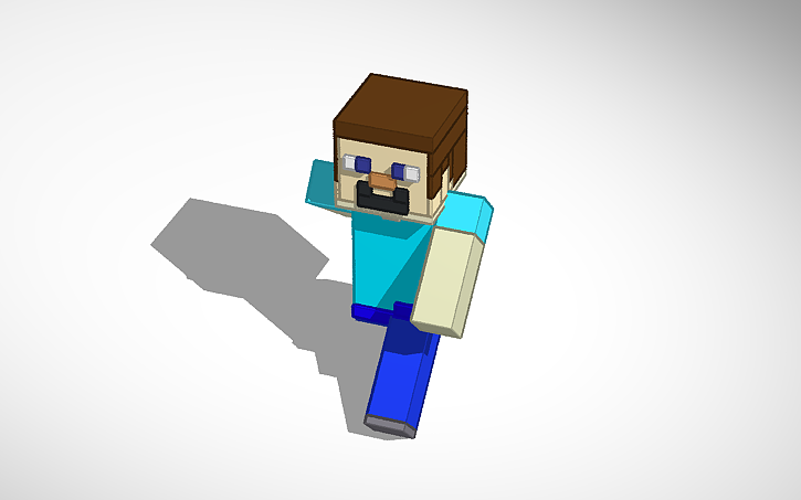 3D design Minecraft Steve | Tinkercad