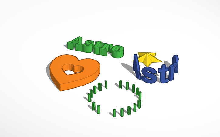 3D design Astro | Tinkercad