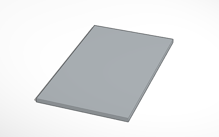 3D design Outlet Cover - Tinkercad