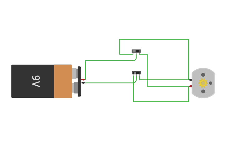 Circuit design Inversor-De-Giro_2A-2C | Tinkercad