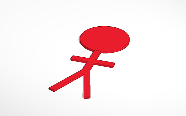 3D design Stickman | Tinkercad