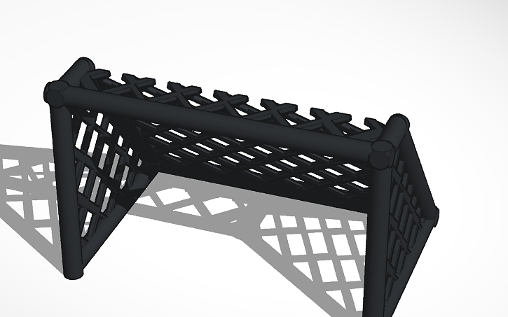 3D design Copy of Soccer Goal - Tinkercad