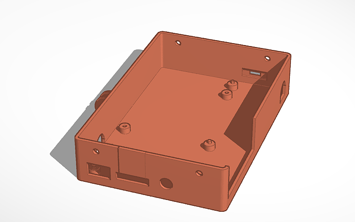 3D design Raspberry Pi 4 Case | Tinkercad