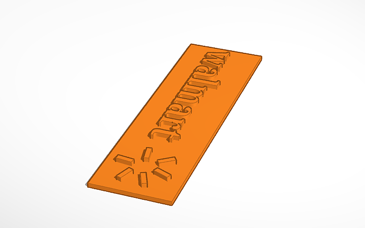 3D design walmart sign | Tinkercad