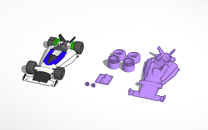 3D design OpenSpeed SlipStream f1 - Tinkercad