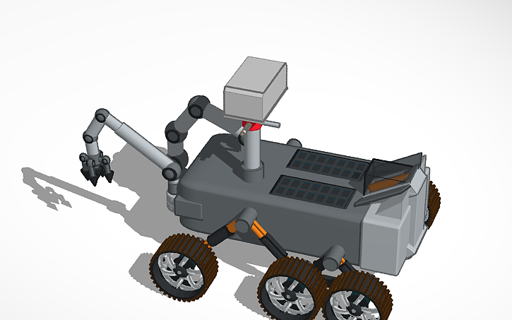 3D design Lunar Rover - Santiago Bonilla Garzón - Tinkercad