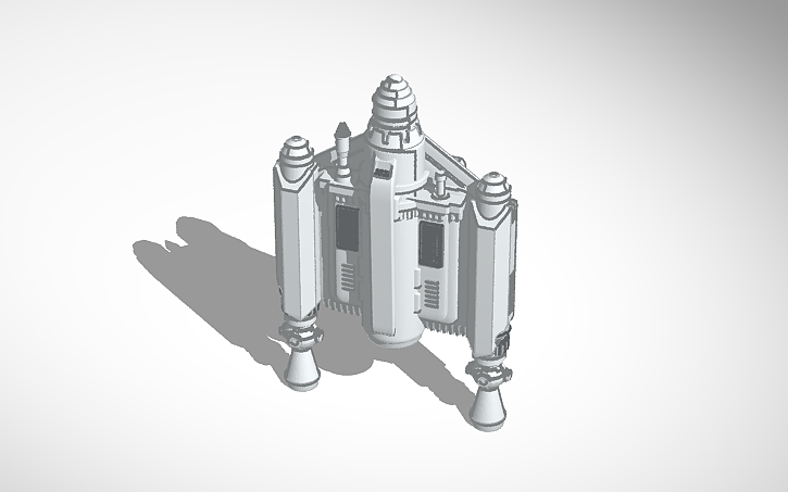 3D design My take on Mando's Jetpack - Tinkercad
