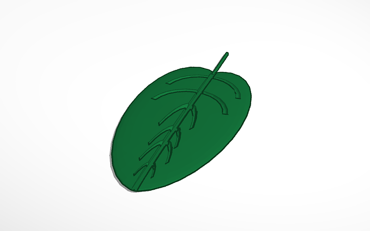 3D design Leaf - Tinkercad