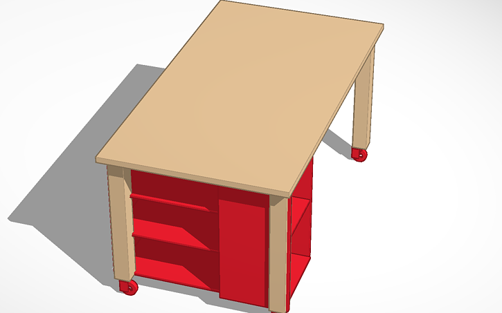 3D design Kitchen Table refit - Tinkercad