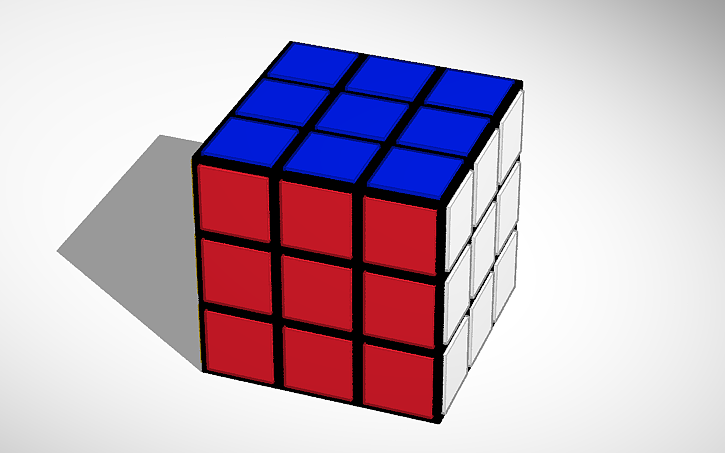 3d Design Rubix Cube Tinkercad