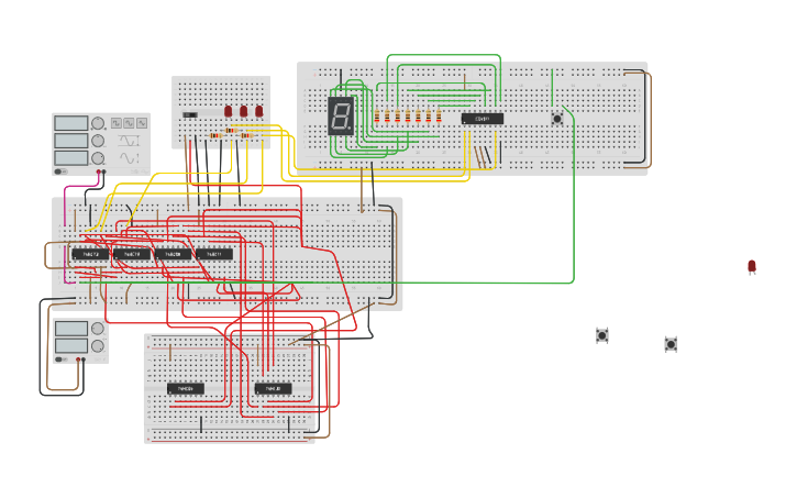 Circuit design Trabalho final | Tinkercad