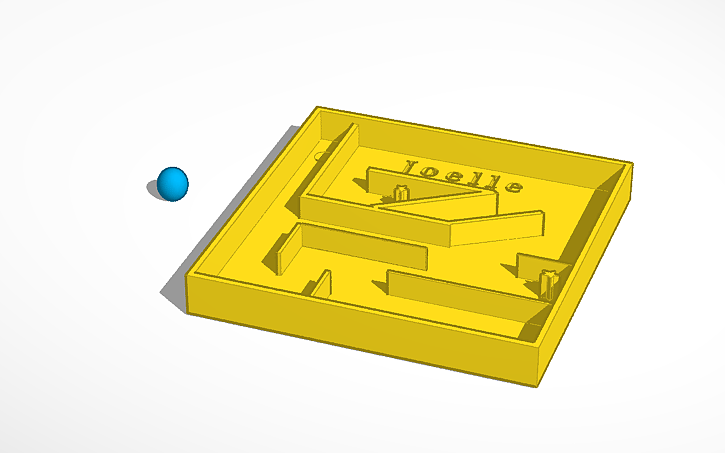3D design Ball maze | Tinkercad