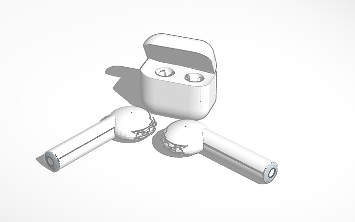 3D design airpods - Tinkercad