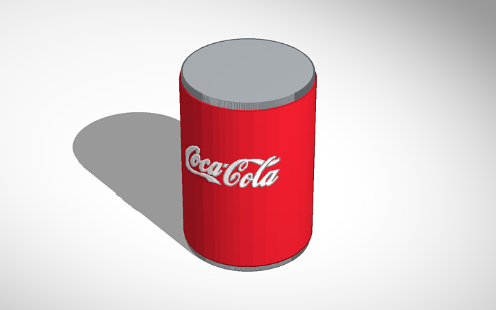 3D design coke can - Tinkercad