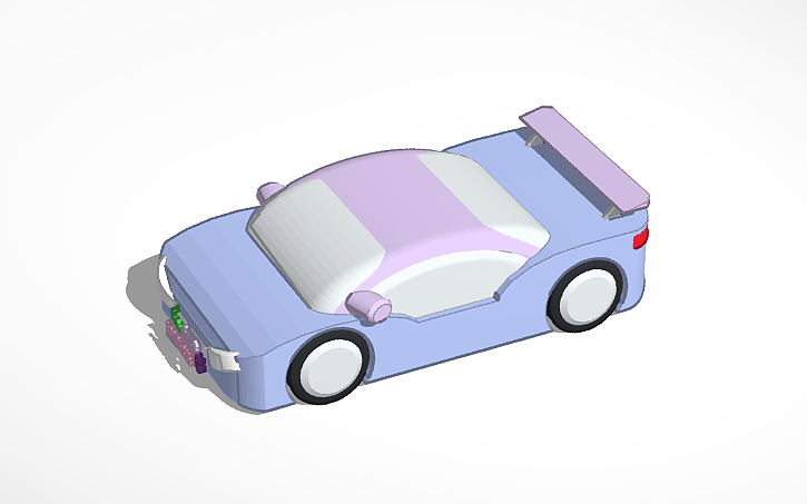 3D design SPORTS CAR - FELICIANO - Tinkercad
