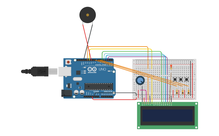 Circuit Design Arduino Alarm Clock 40 Tinkercad 3738