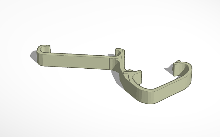 3D design Nintendo Switch Pro controller mount - Tinkercad