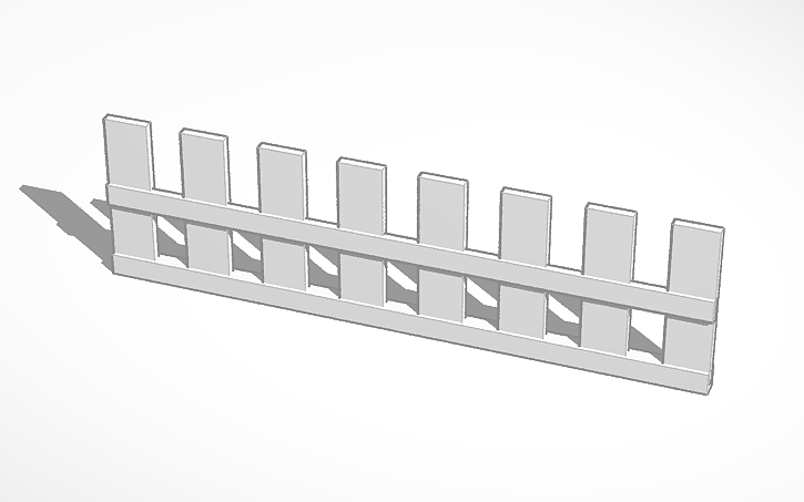 3D design Fence (Proj) - Tinkercad